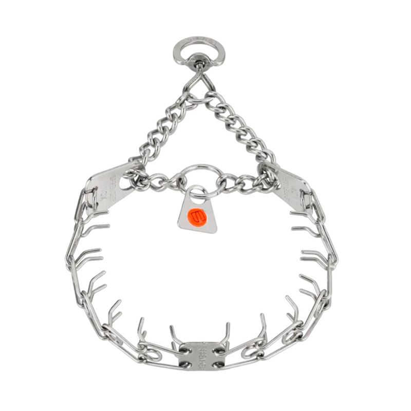 MICRO-PLUS Stainless Steel Training Prong 【Collar】 with Center-Plate ...